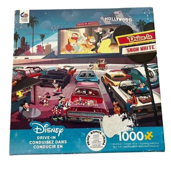 ceaco | Games | Ceaco Disney Drivein 00 Piece Puzzle | Poshmark